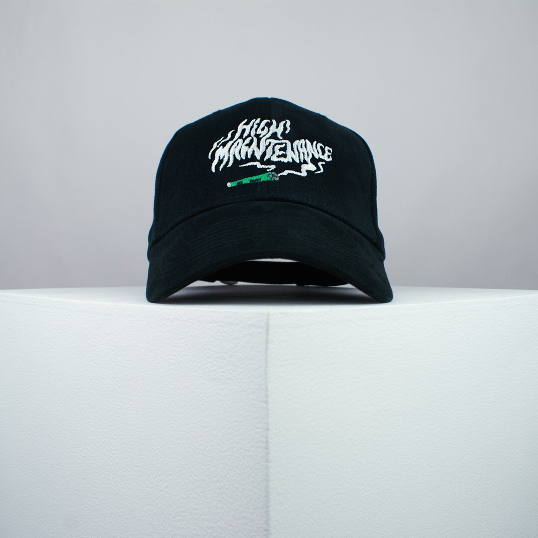 High Maintenance Embroidered Baseball Cap Weed Marijuana Cannabis Hemp ...