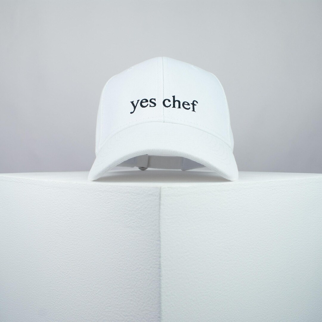 Yes Chef Embroidered Baseball Cap Premium Hat Food Foodie Cooking Lover ...