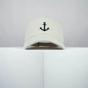 Ship Anchor Embroidered Baseball Cap Premium Hat Boat Sailing Shipping ...