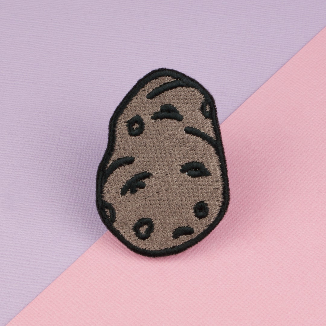 Potato Iron on Patch / Vegan / Patches / Food / Embroidery / Patch ...