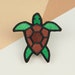 Sea Turtle Iron on Patch / Turtle / Patches / Animal / Embroidery ...