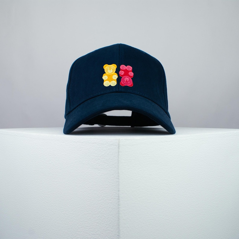 Gummy Bear Embroidered Baseball Cap Premium Hat Sweets Jelly Babies ...