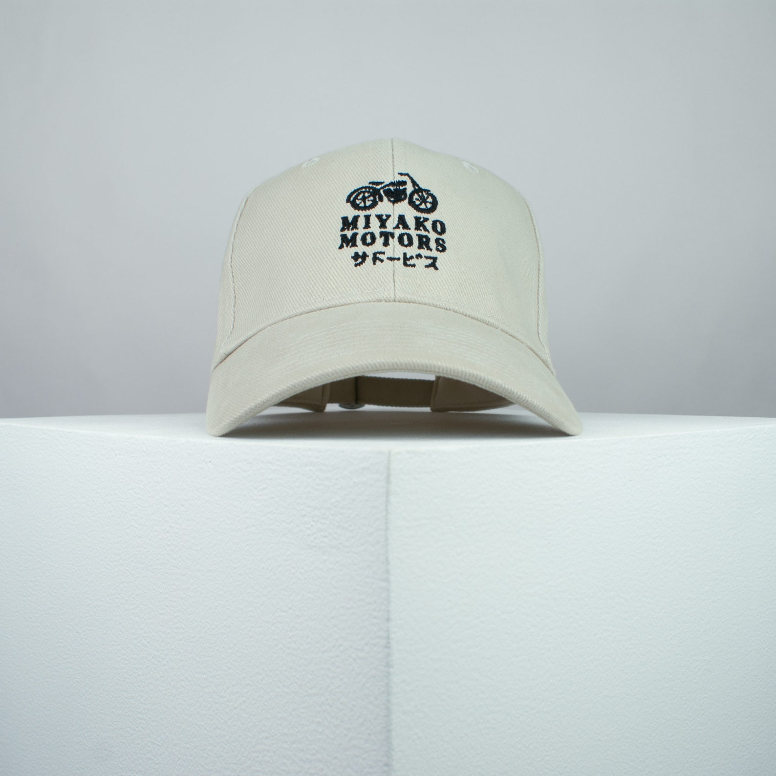 Miyako Motors Logo Embroidered Baseball Cap Bike Japan Japanese ...