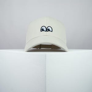 Googly Eyes Embroidered Baseball Cap Premium Hat Looking Funny Cute ...