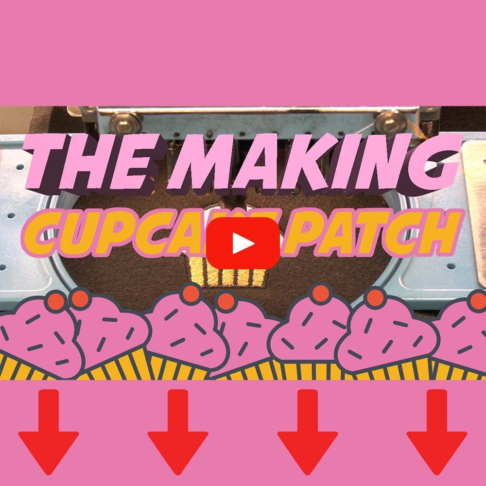Cupcake Iron on Patch / Cake / Patches / Food / Embroidery / Patch ...