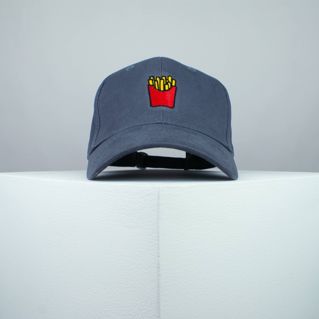 French Fries Embroidered Baseball Cap / Food / Gift / Emoji ...