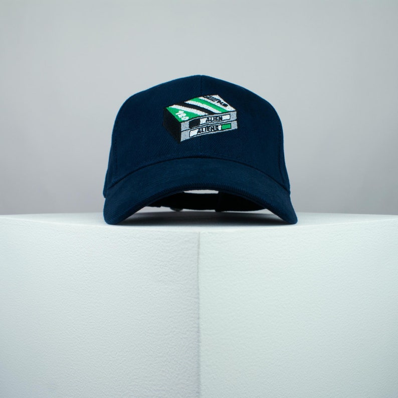 Alien / Aliens Movie Embroidered Baseball Cap Retro VHS UFO Movie ...
