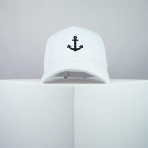 Ship Anchor Embroidered Baseball Cap Premium Hat Boat Sailing Shipping ...