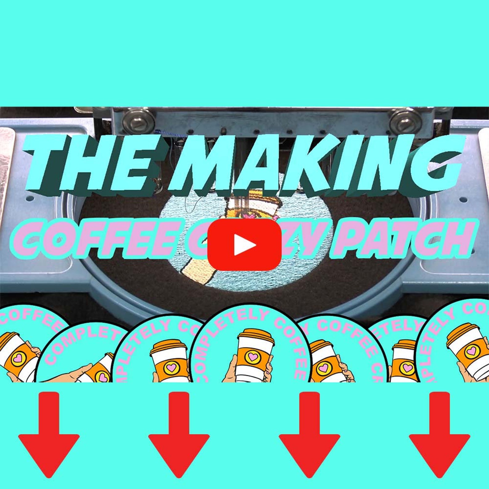 Coffee Crazy Iron on Patch / Coffee / Patches / Coffee Gift / | Etsy