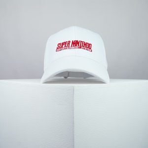 Super Nintendo Embroidered Baseball Cap Gamer / Gaming SNES Retro Video ...