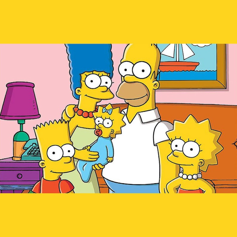 Simpsons Boat Painting Iron on Patch / Simpsons / Patches / the ...