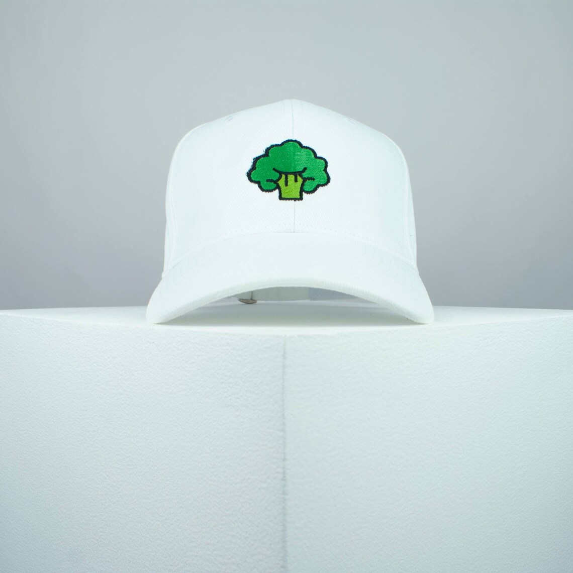 Broccoli embroidered baseball cap 8 hat colours / vegan / | Etsy