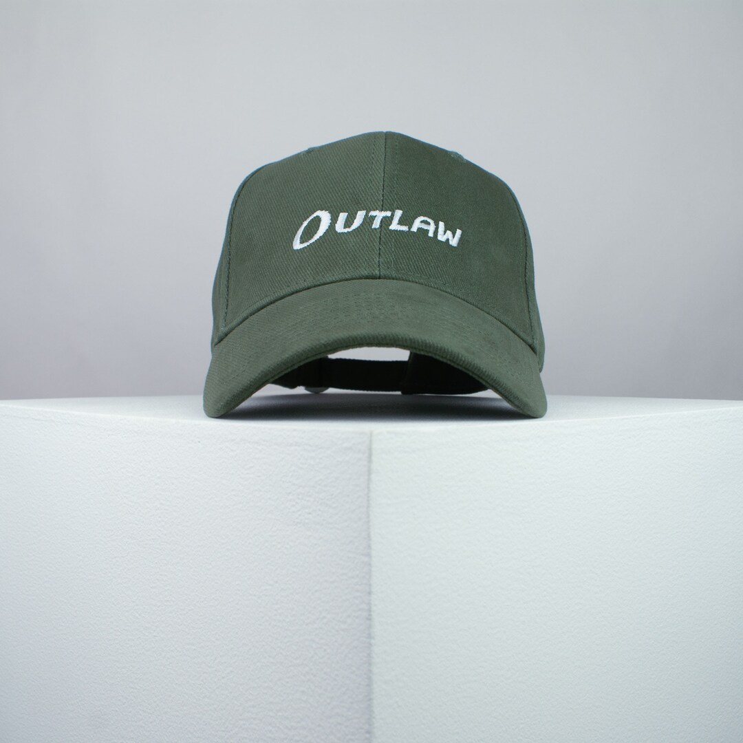 Outlaw Embroidered Baseball Cap / Meme / Word / Hustle / Motivation ...