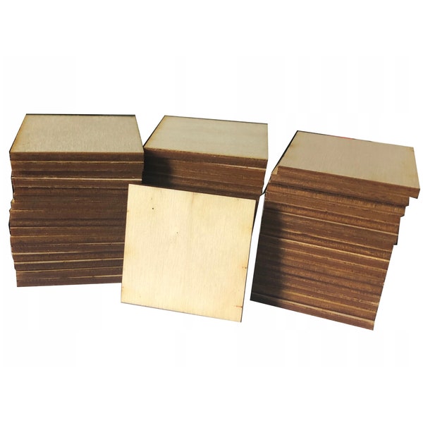 Wooden Square Tiles - Etsy