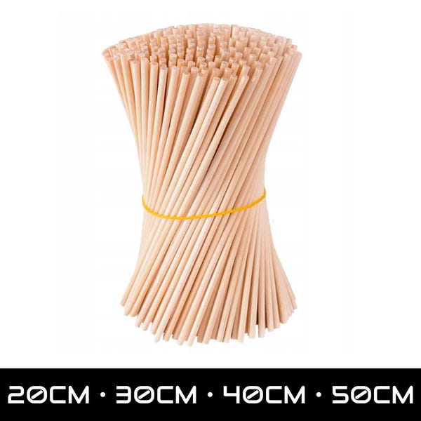 Wooden Round Sticks - Etsy