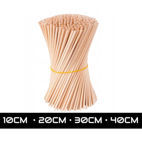 Wooden Round Sticks - Etsy