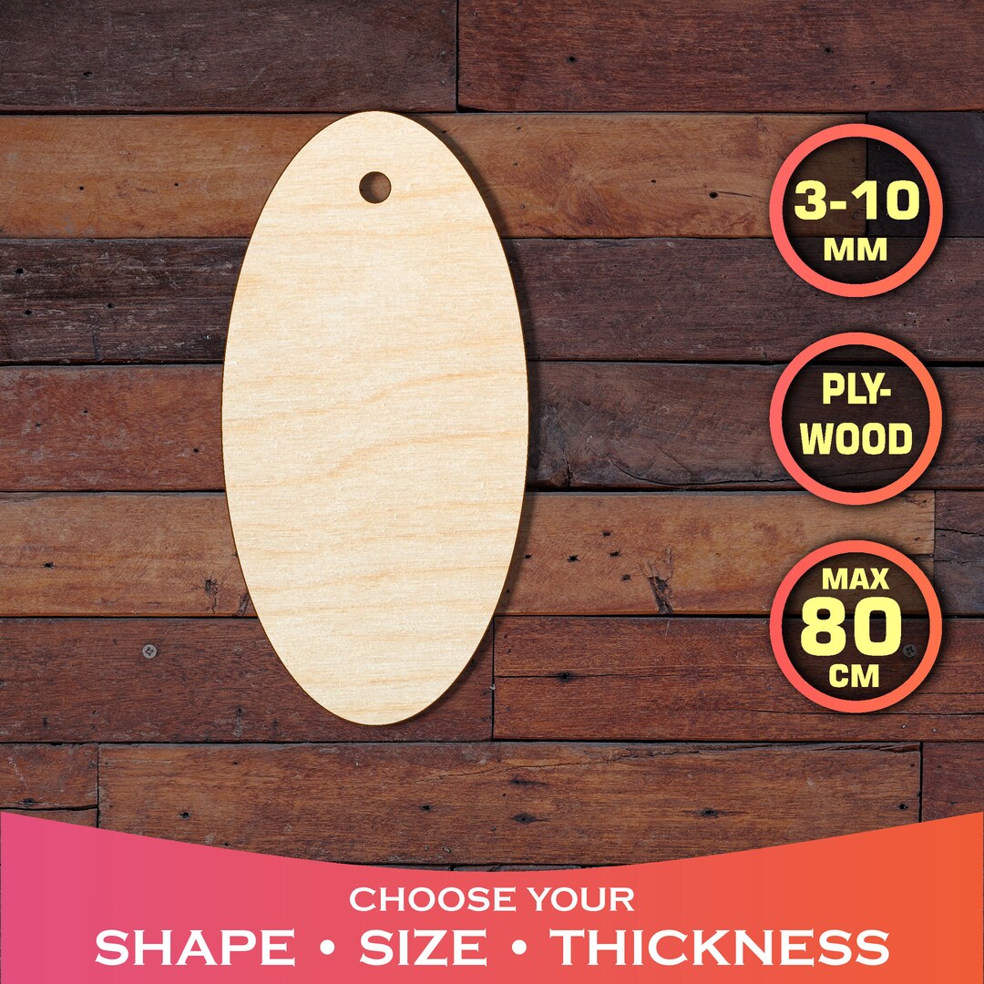 Wood Gift Tag, Wooden Custom Tag, Blank Wood Tags, Price Tag, Wooden ...