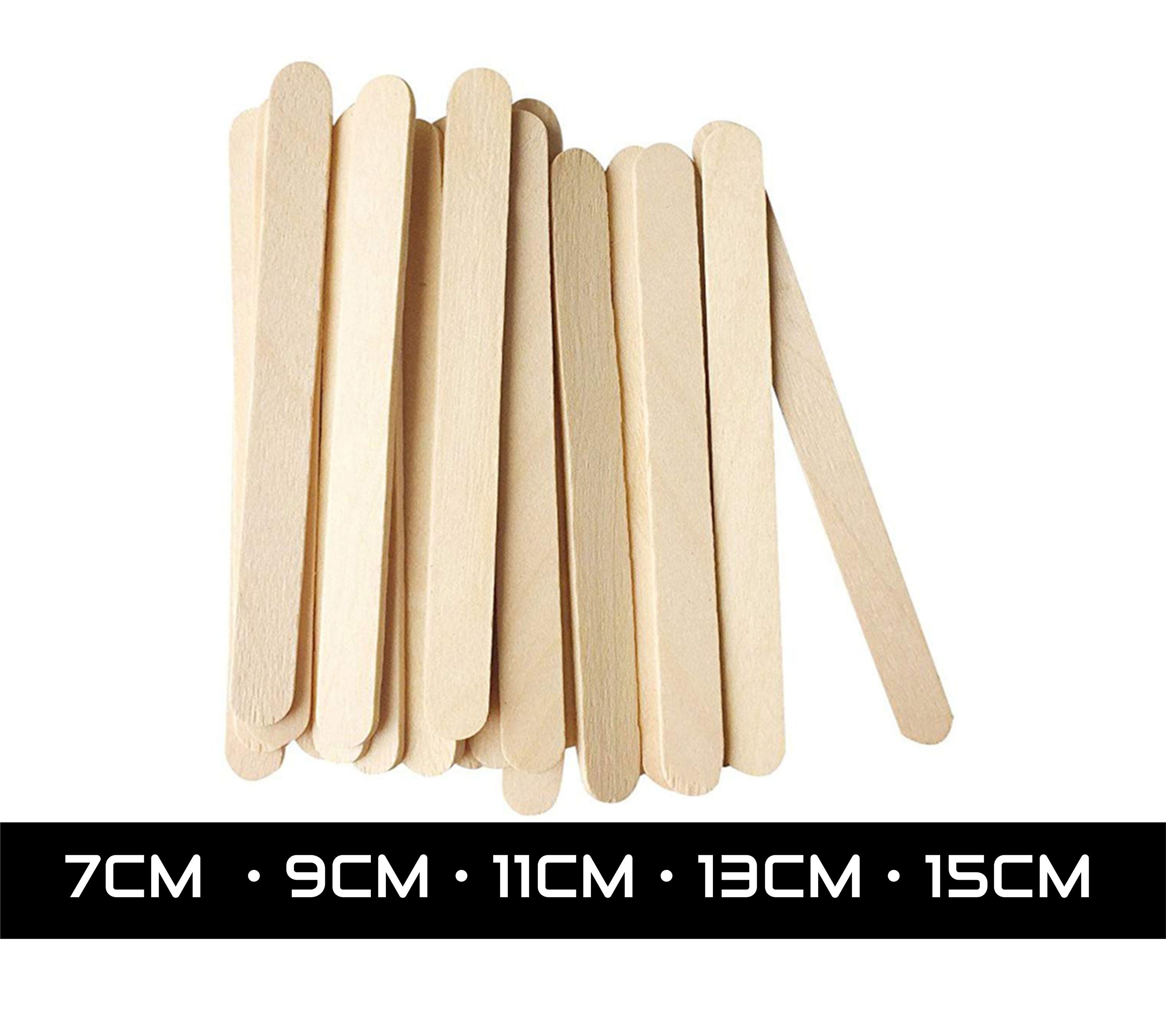 Wood Sticks Wooden Popsicle Sticks, DIY Craft Natural Sticks, Food ...