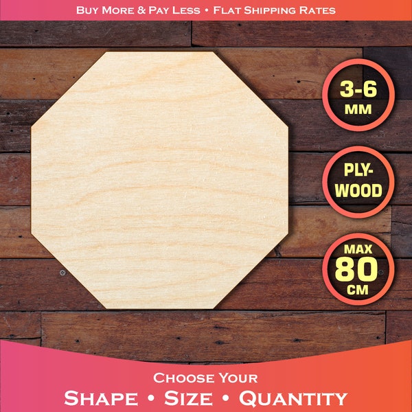 Octagon Wood - Etsy