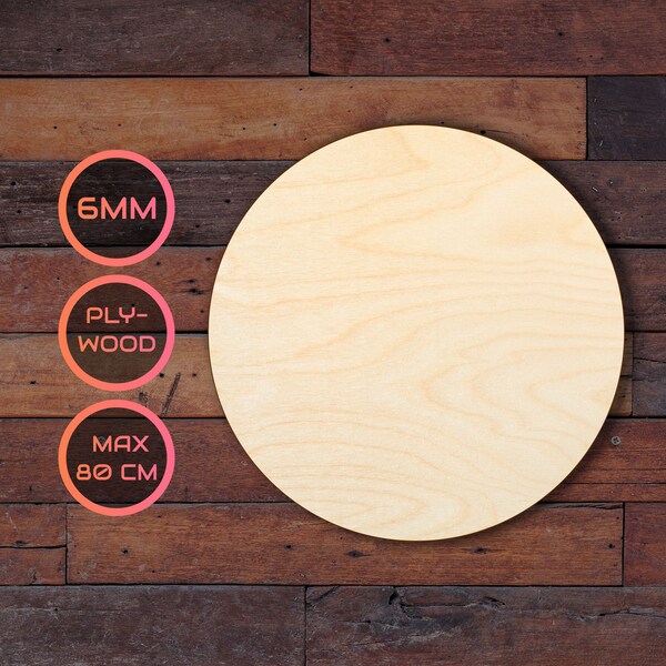 Large Wooden Circle - Etsy