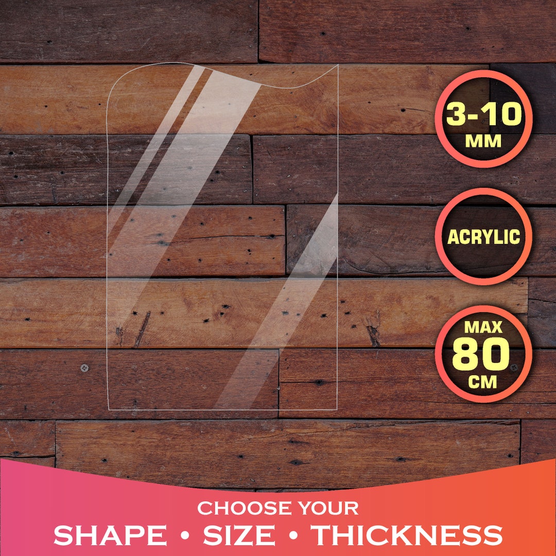 Acrylic Arch Shape Plexi Arch Cutout, Laser Cut Clear Plexiglass Tile ...