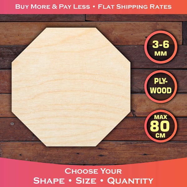 Octagon Wood - Etsy