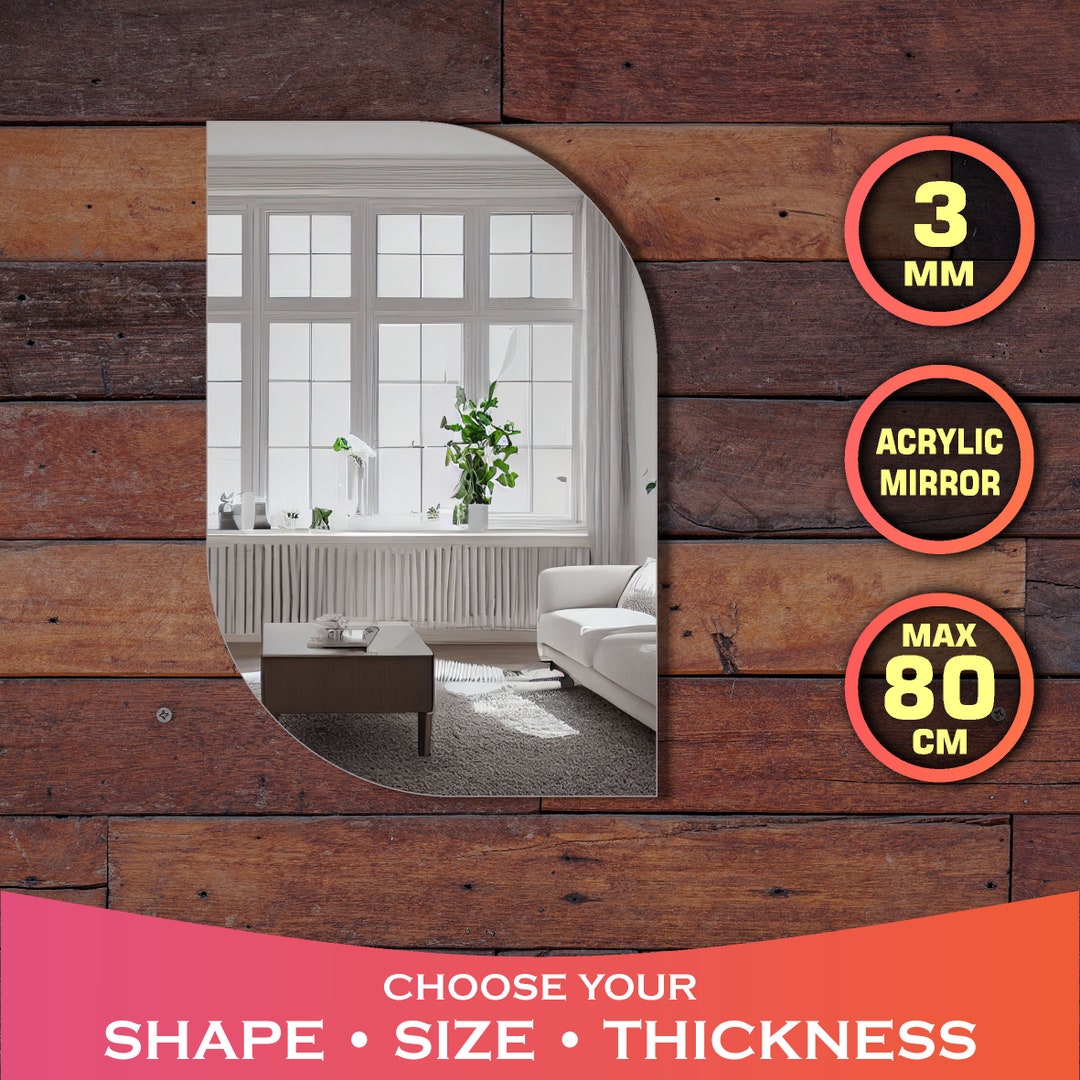 Acrylic Arch Shape Plexi Arch Cutout, Laser Cut Clear Plexiglass Tile ...