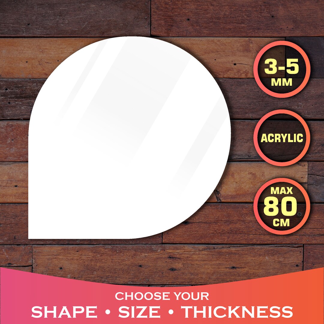 Acrylic Arch Shapes Plexi Arch Cutouts,custom Clear Plexiglass Disk ...