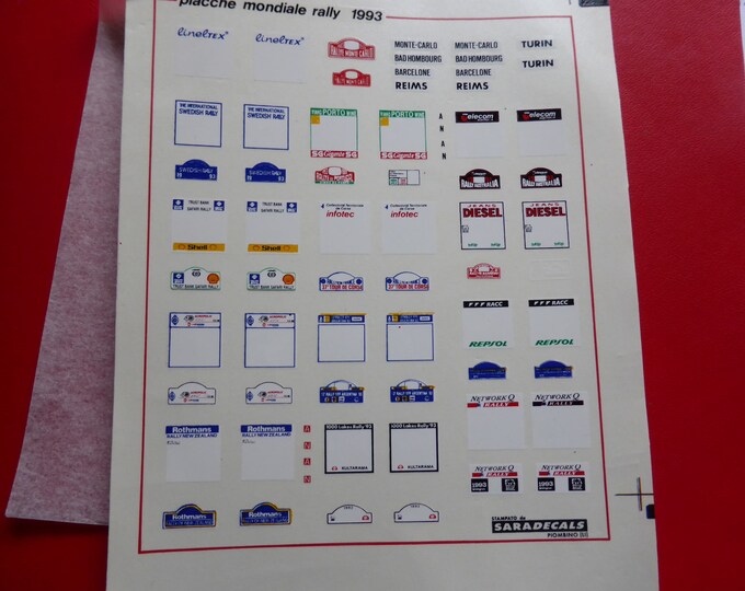 1:43 decals - GeminiModelcars