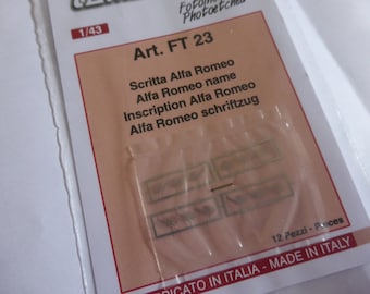 Alfa Romeo Script - Etsy