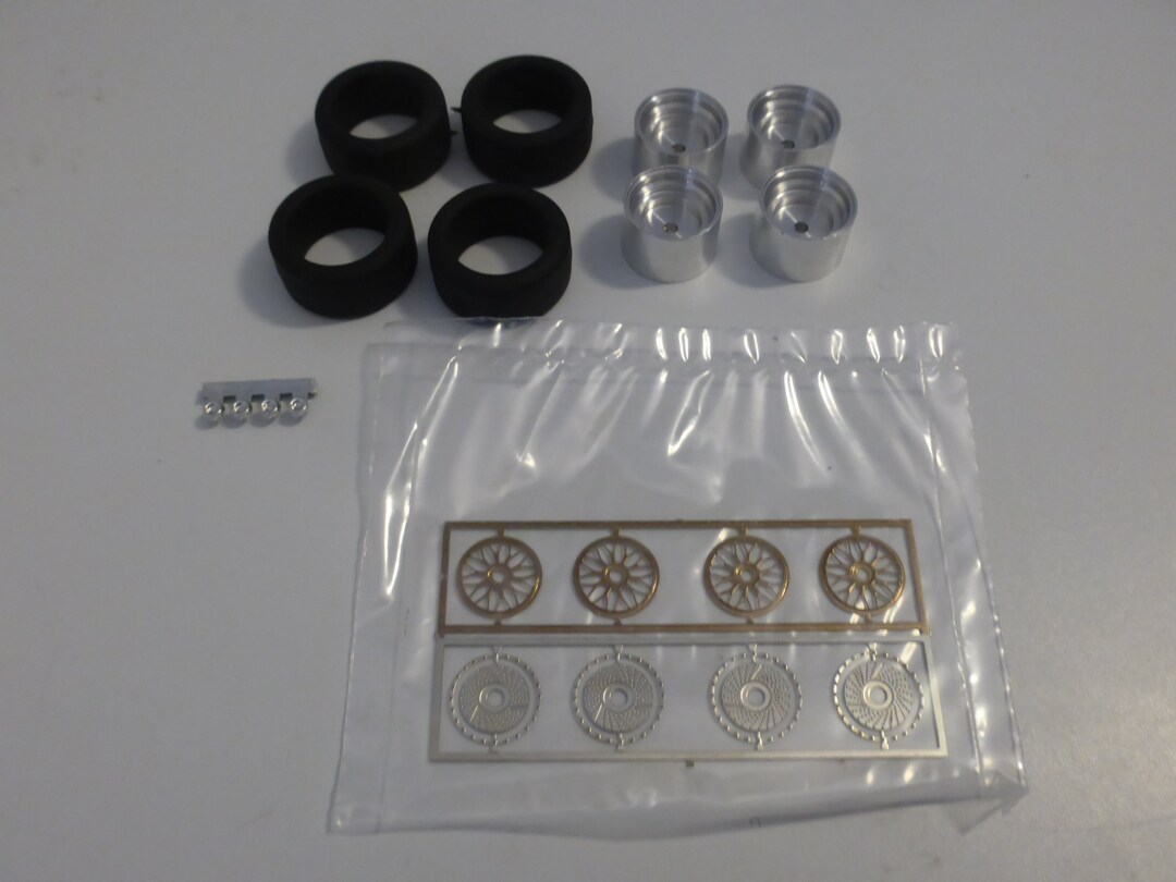 1:32 BBS Type Wheels Set Turned Aluminium Plus Photoetched Central ...