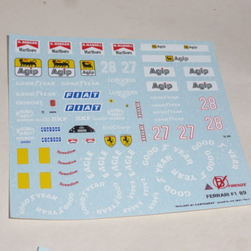 Ferrari Waterslide Decals - Etsy