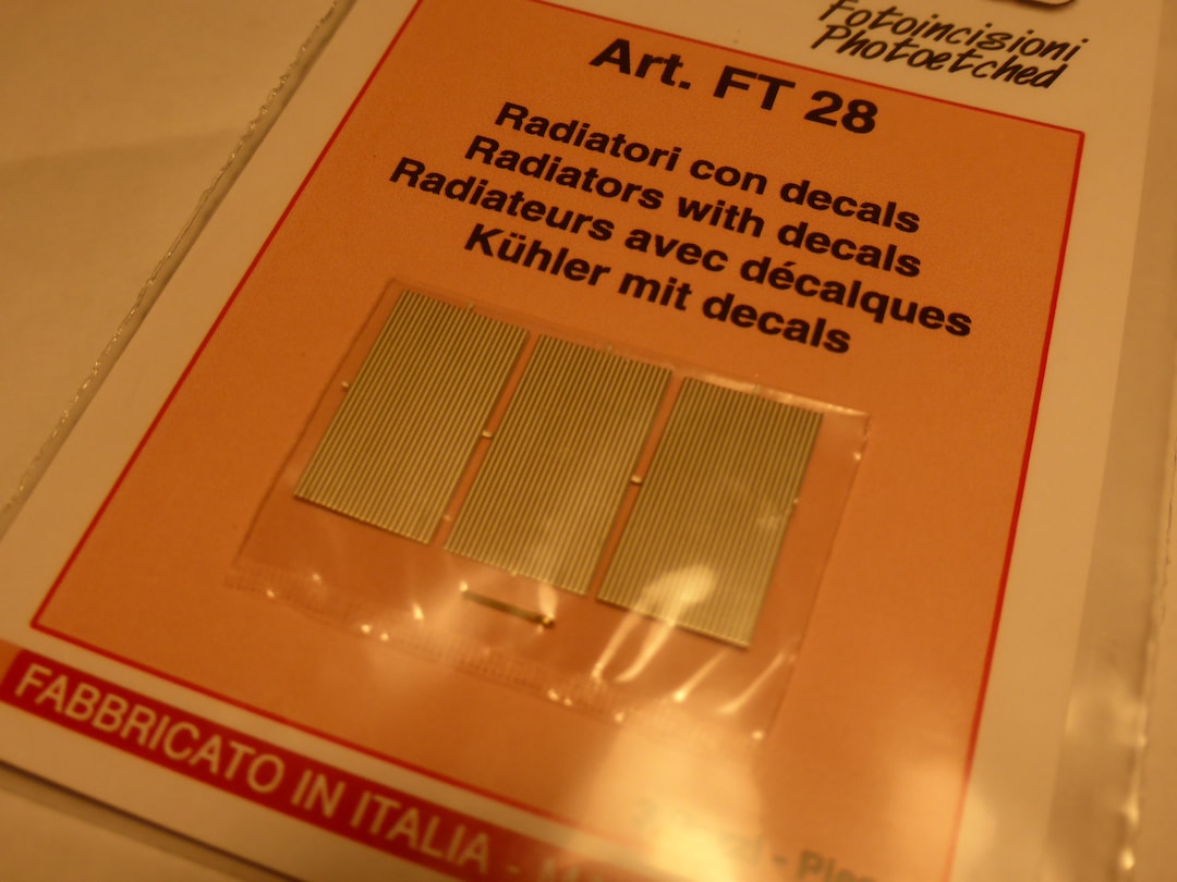 Photo Etched 1:43 Radiators (with Decals) for Formula and Other Racing ...