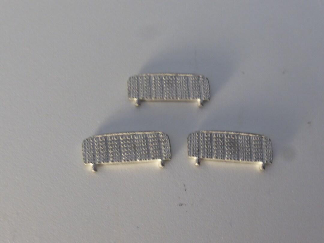 White Metal 1:43 Scale Front Radiators for Ferrari 250 GTO, SWB, Aston ...