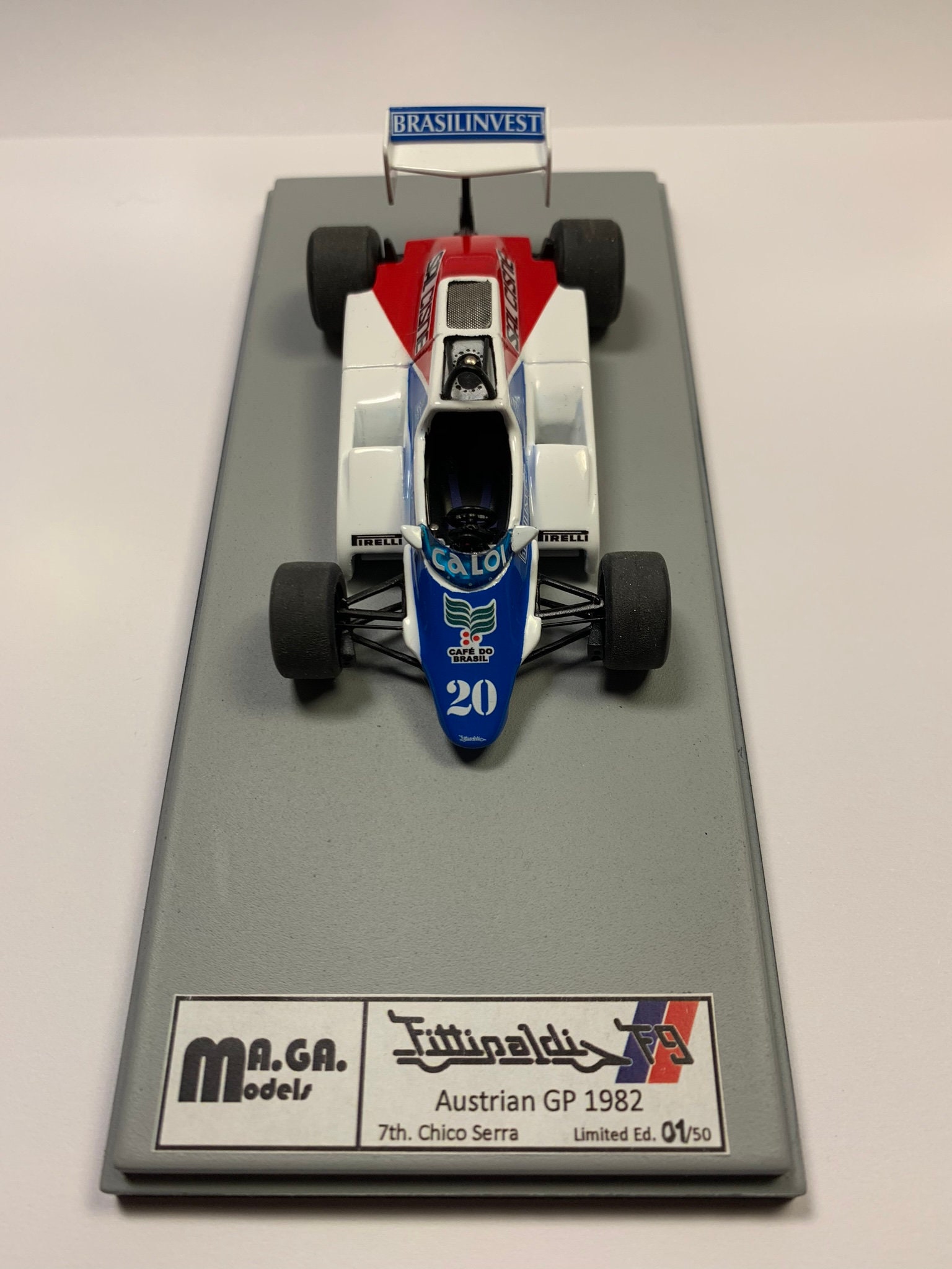Fittipaldi Cosworth F9 Formula 1 Gp Austria 1982 Chico Serra Maga