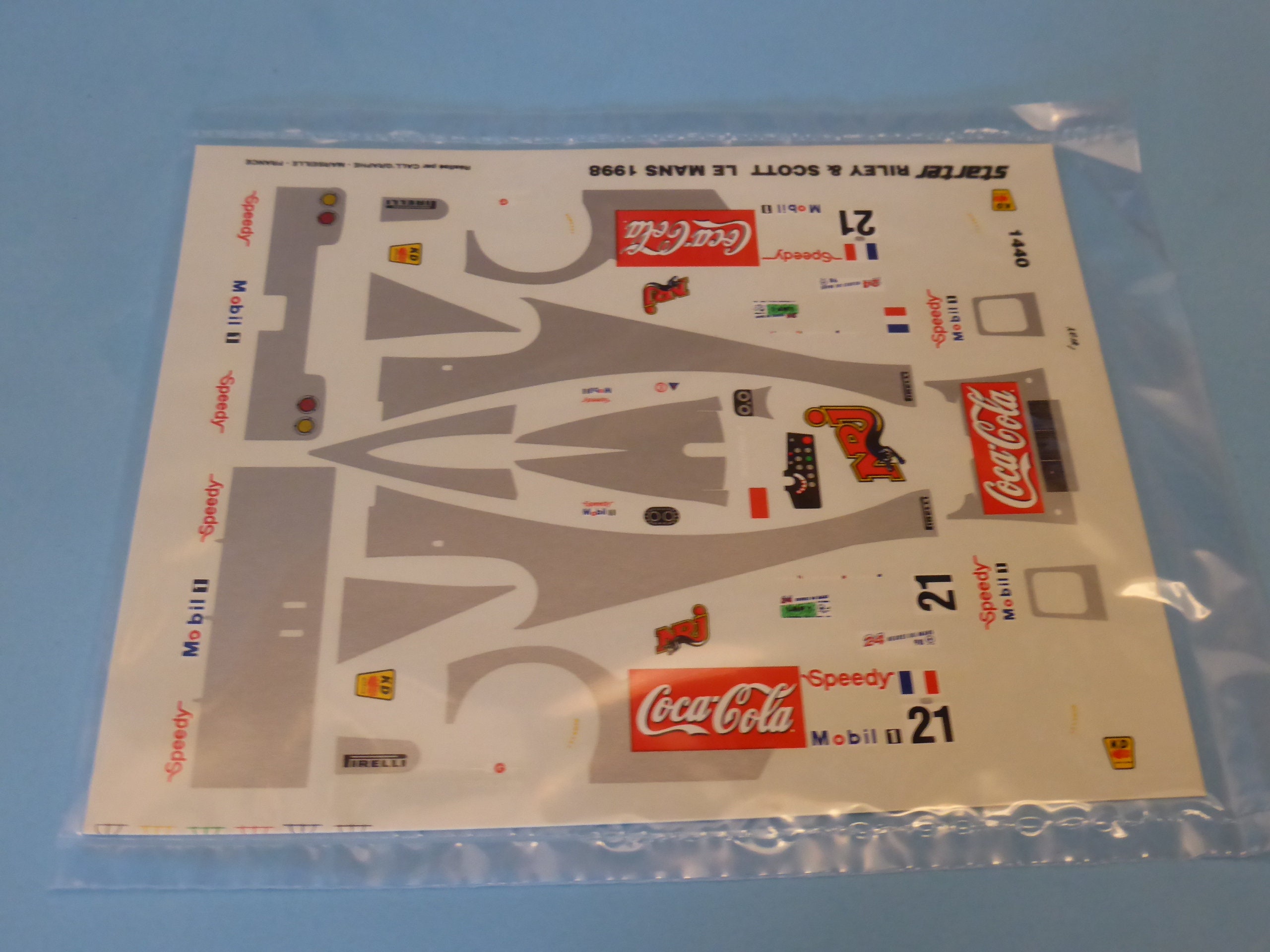 1:43 decals for Riley&Scott Ford MkIII LMP1 Le Mans 1998 #21 Gache ...