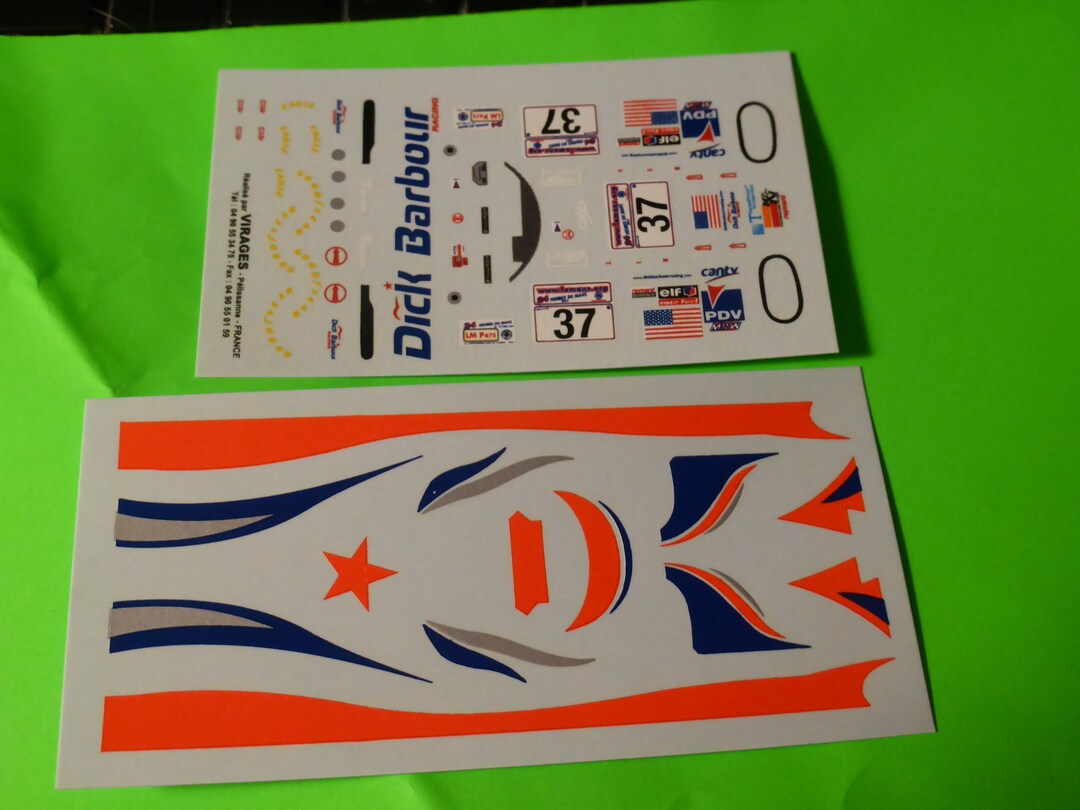 1:43 Decals for Reynard Judd 01Q-LM LMP675 Dick Barbour Le Mans 2001 37 ...