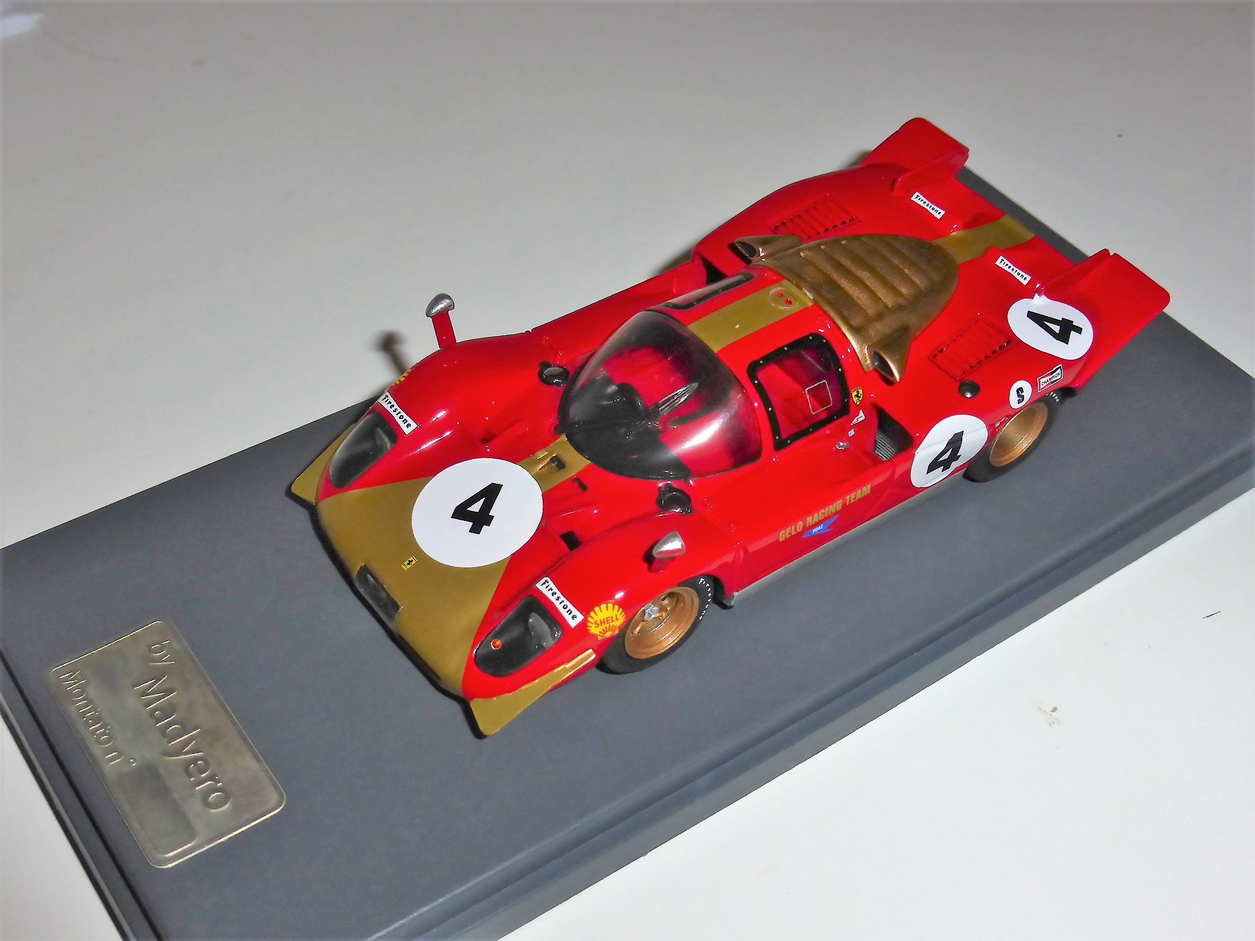 Ferrari 512S Gelo Racing 1000km Brands Hatch 1970 #4 Loos/Williams ...