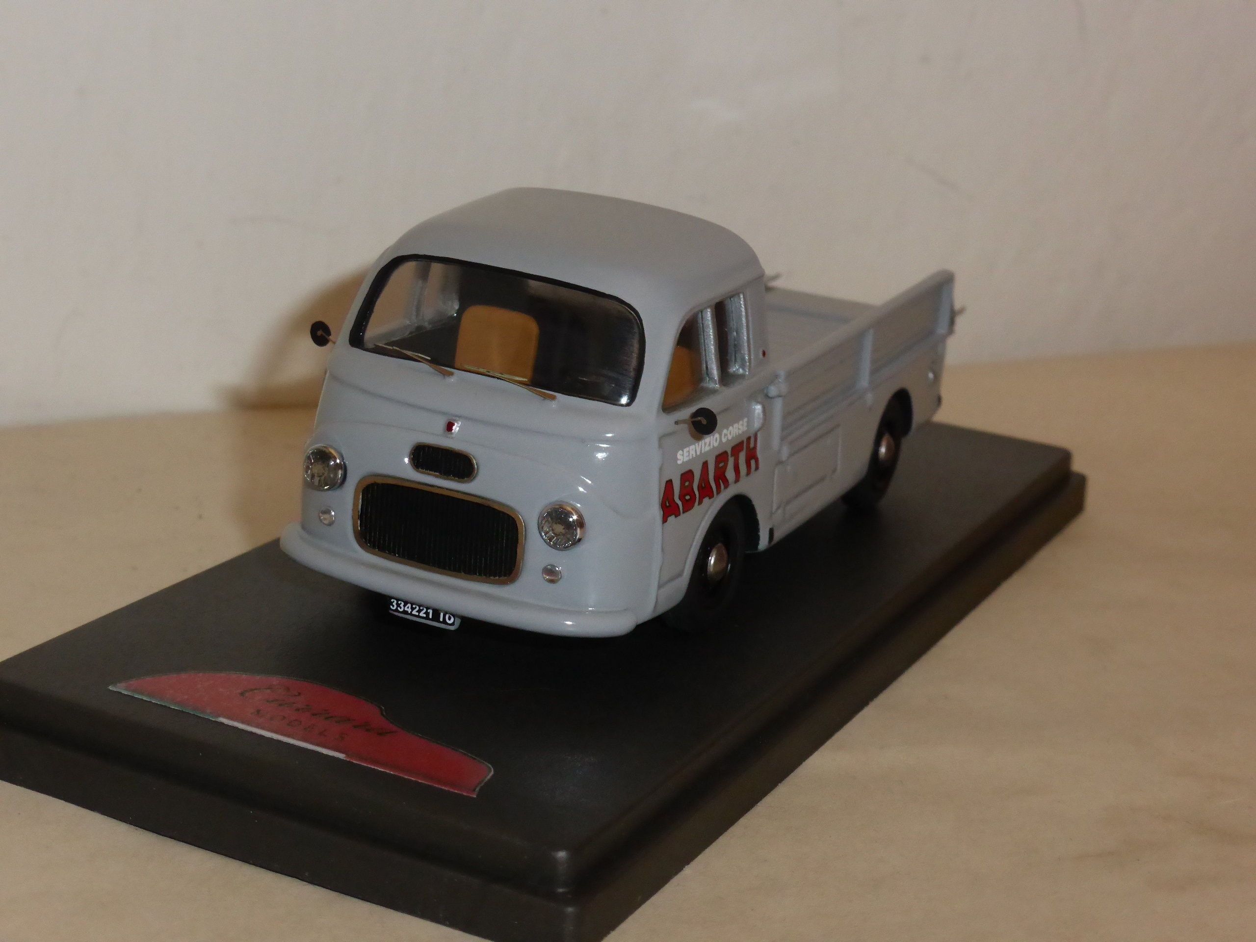 Fiat 1100T Servizio Corse Abarth 1963 CARRARA Models 1:43 factory built ...