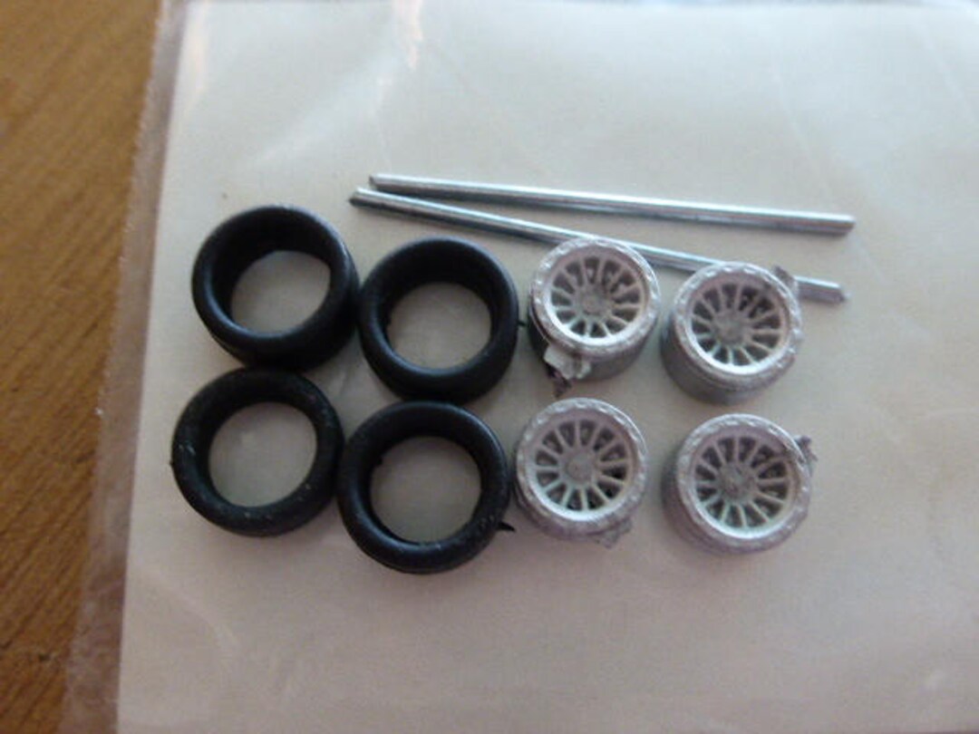 White Metal ATS Wheels for Formula 3 Cars, F.abarth and Other Racing ...