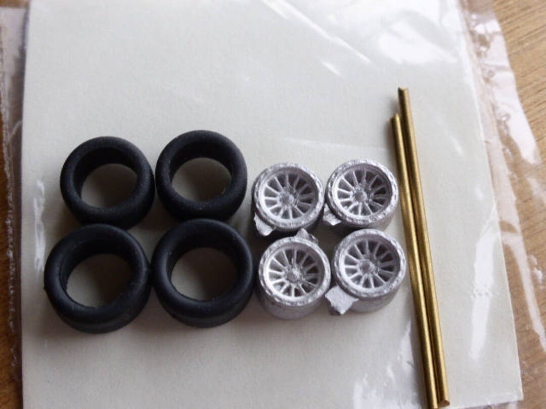 White Metal ATS Wheels for Formula 3 Cars, F.abarth and Other Racing ...