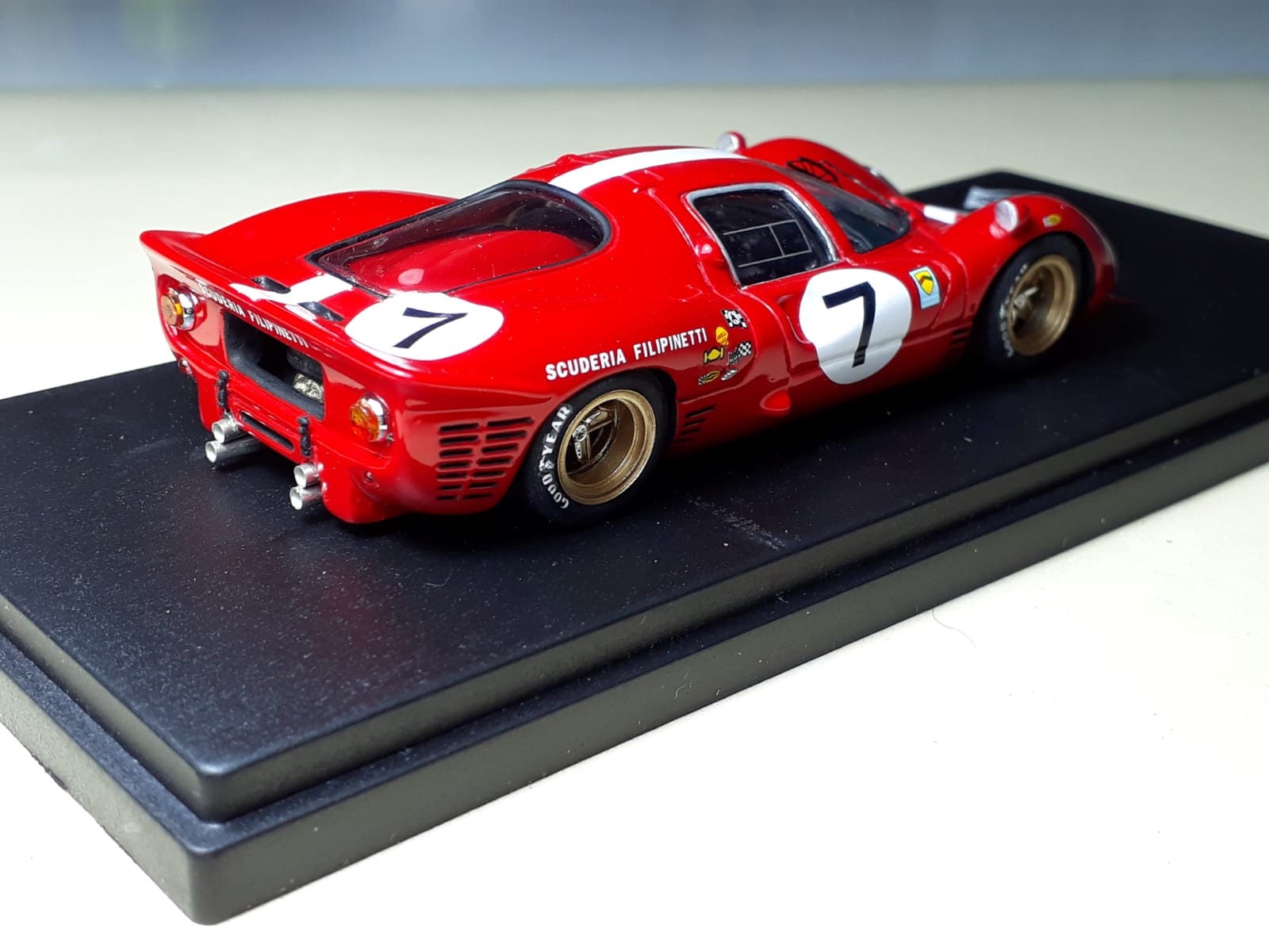 Ferrari 330 P3/4 ch.0848 Scuderia Filipinetti 1000km Monza 1967 #7 ...