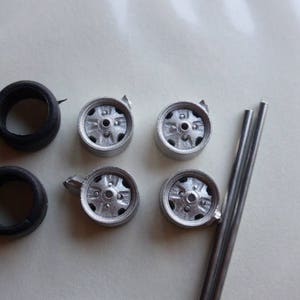 White Metal Wheels for Abarth, Giannini, Fiat 70/80s Etc. Carrara ...