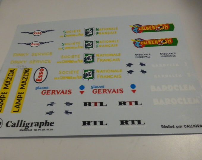 1:43 decals - GeminiModelcars