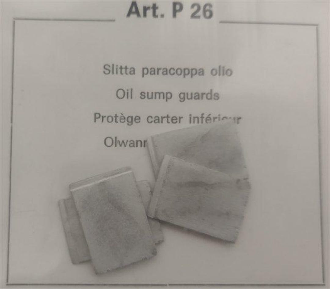 1:43 Scale Oil Sump Guards for Rally Cars (pack of 4 Pieces, White ...
