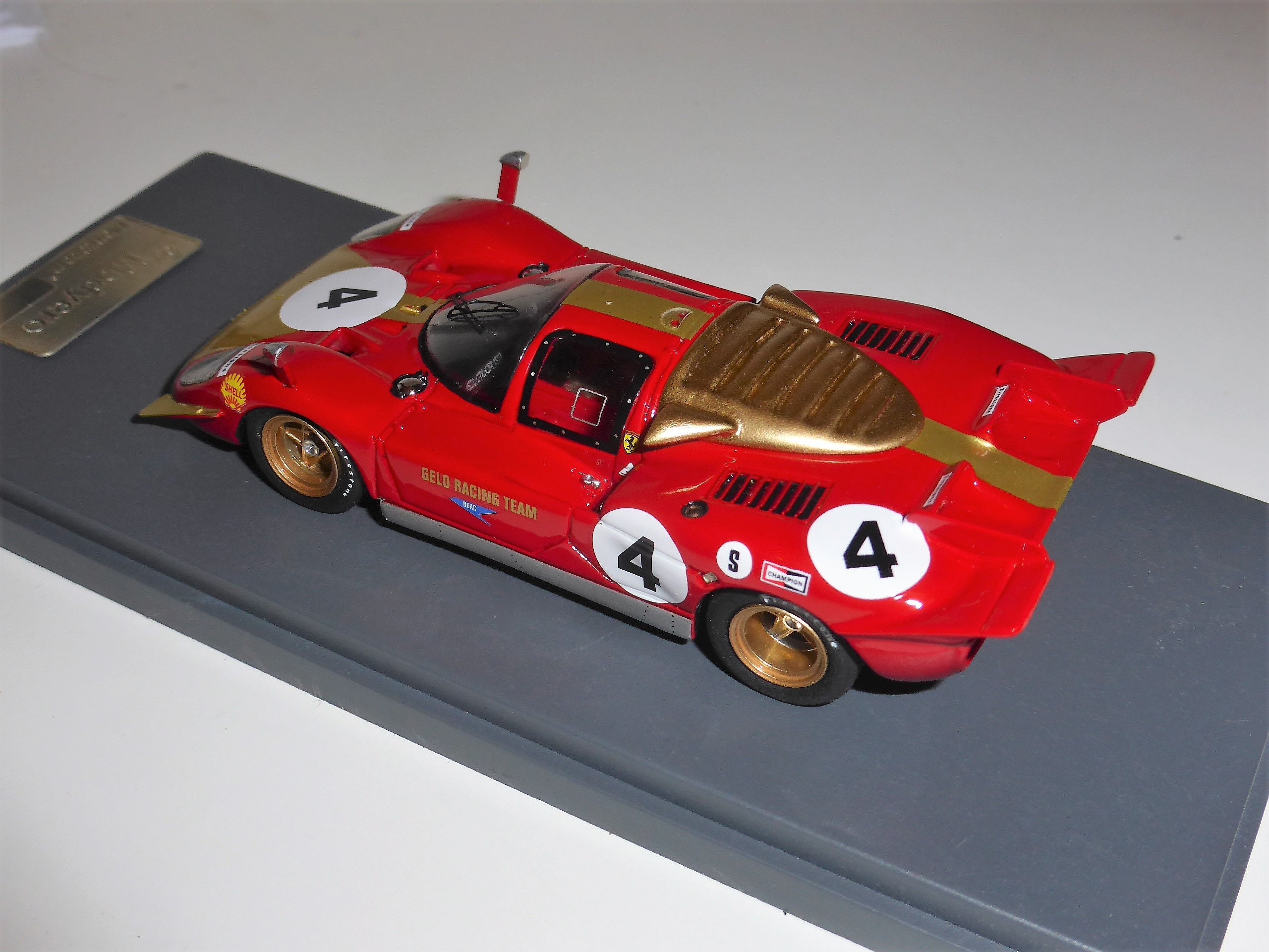 Ferrari 512S Gelo Racing 1000km Brands Hatch 1970 #4 Loos/Williams ...