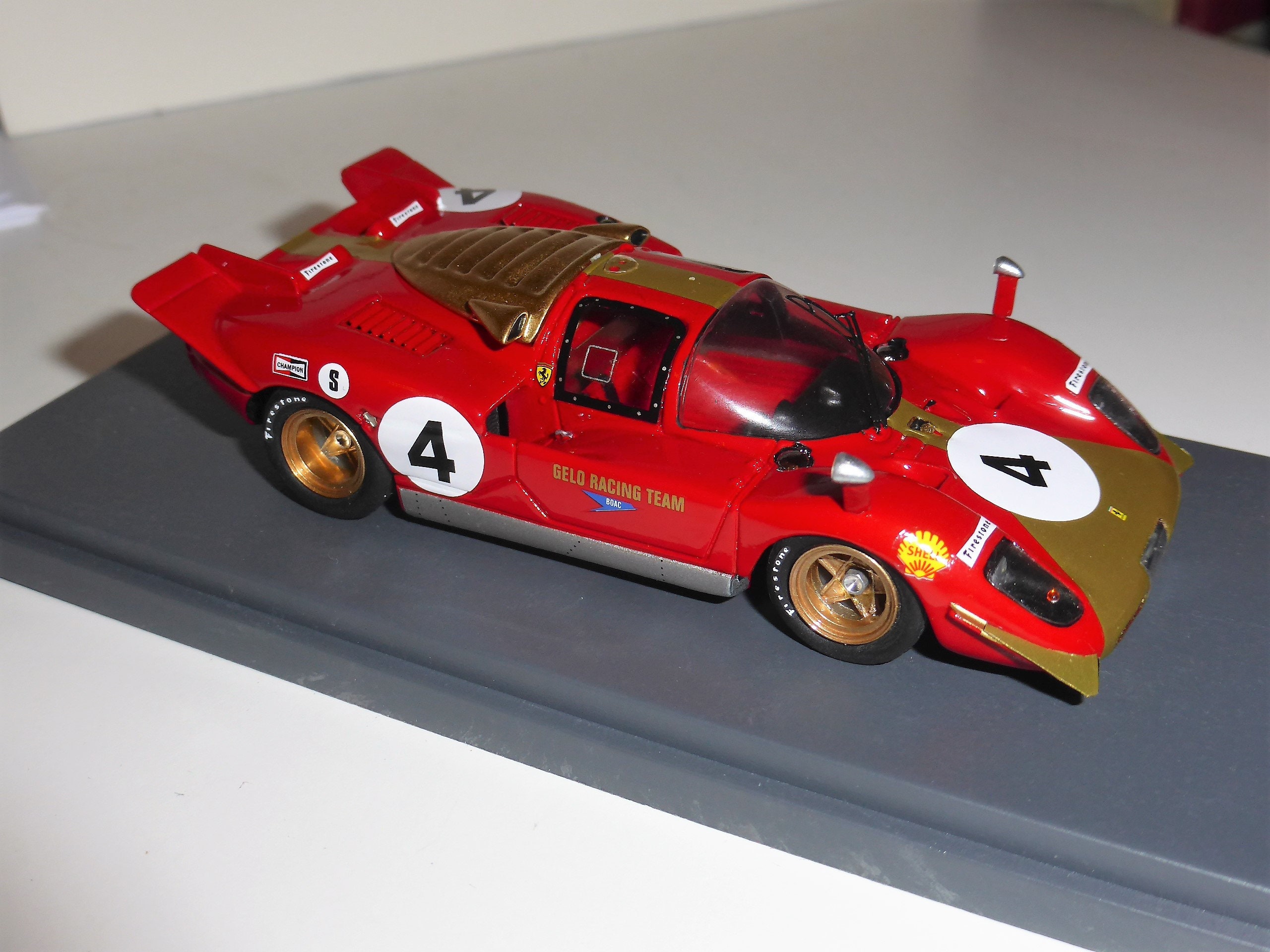 Ferrari 512S Gelo Racing 1000km Brands Hatch 1970 #4 Loos/Williams ...