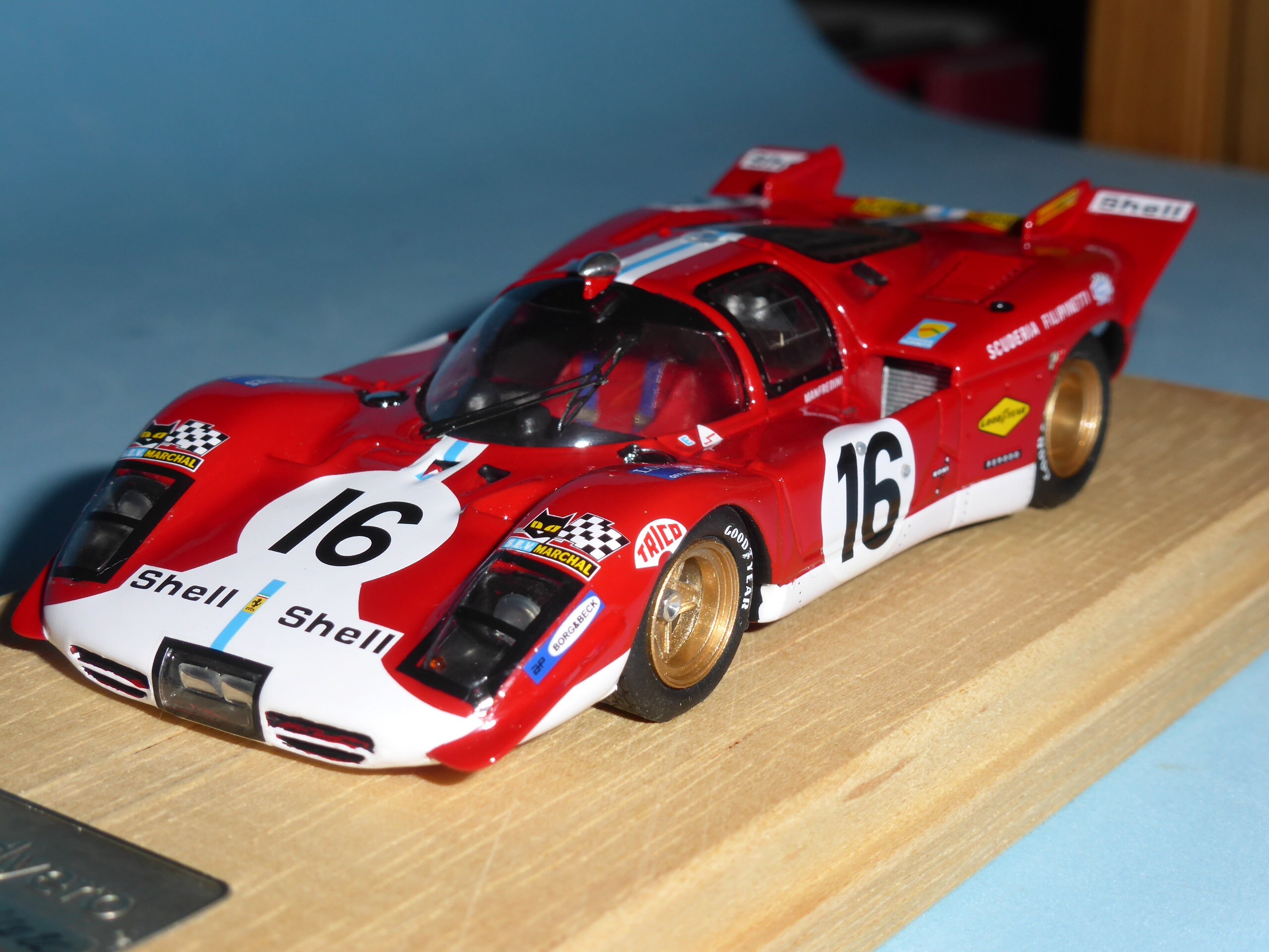 Ferrari 512S Scuderia Filipinetti Le Mans 1970 #16 Manfredini/Moretti ...