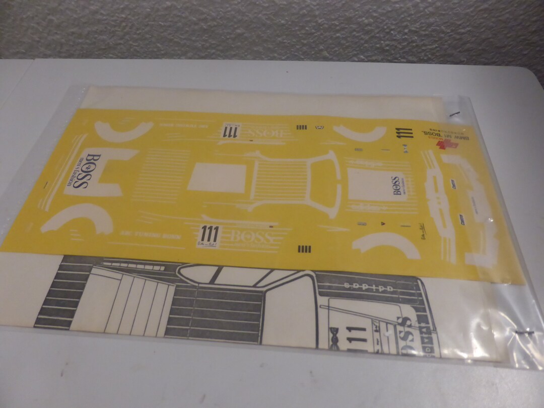 1:43 Decals for BMW M1 Gr.b Boss 1000km Nurburgring 1984 #111 Manthey ...