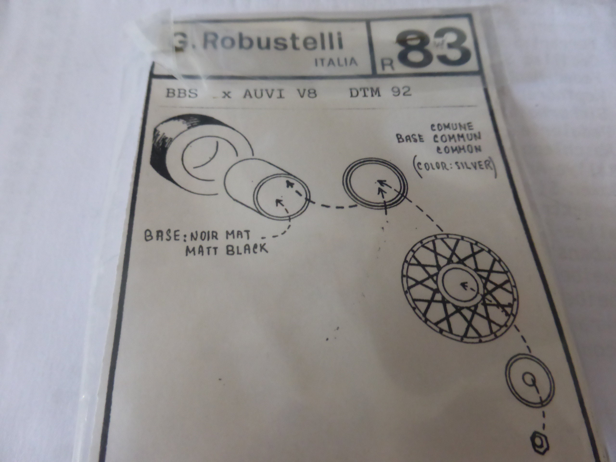 high definition 1:43 BBS wheels for Audi V8 DTM 1992 and other racing ...
